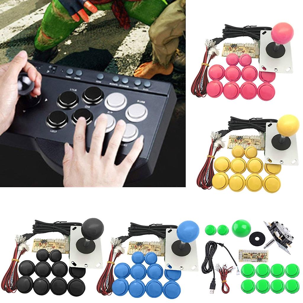 Zero Delay Arcade Diy Kit Usb Encoder To Pc Arcade Sanwa Joystick Push Buttons | Fruugo UK