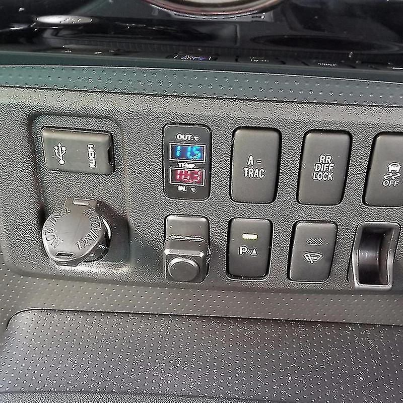 Dual Temperature Display Inside And Outside The Car Dual Temperature ...