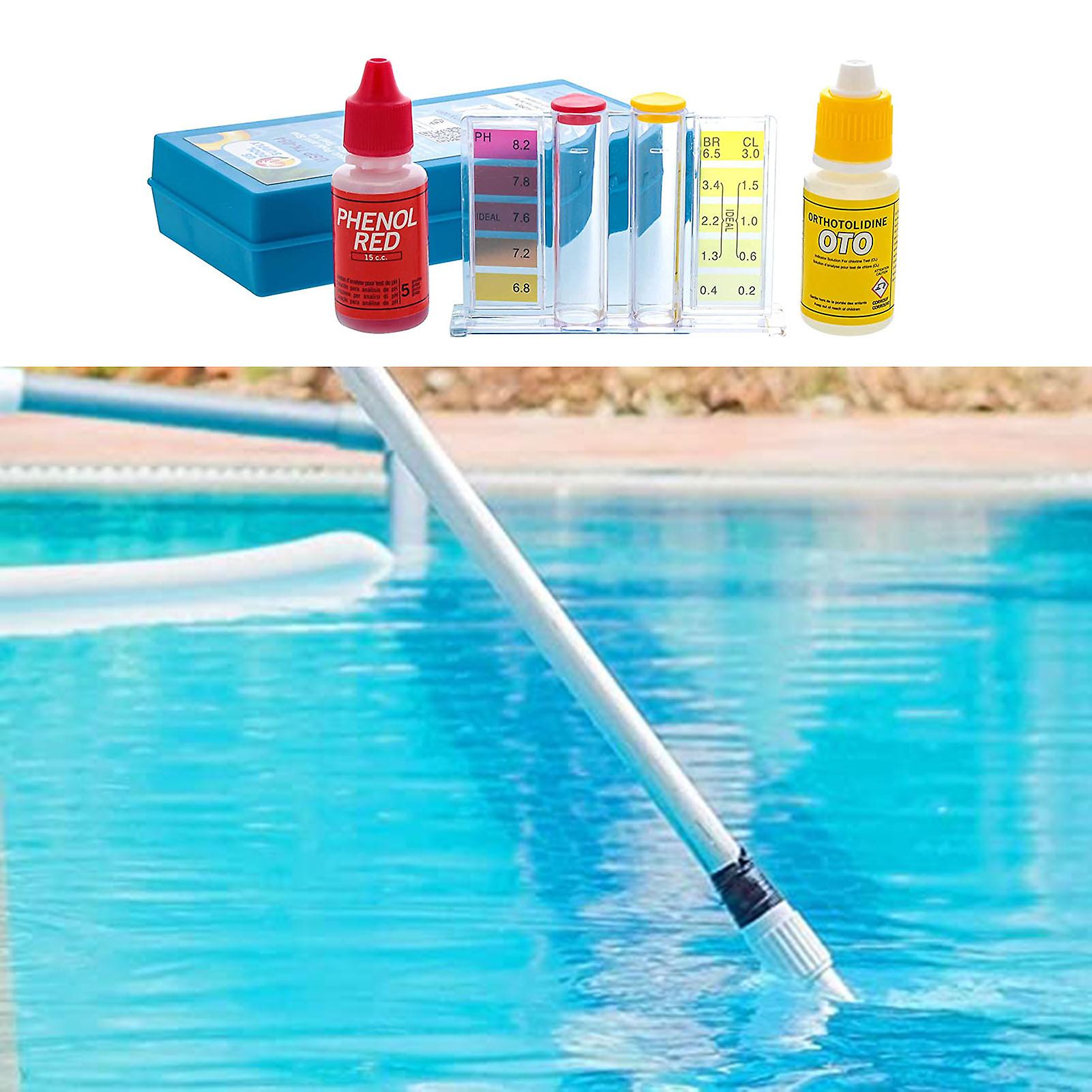 2-way Swimming Pool & Spa Test Kit Liquid Reagent Ph Indicator 20ml ...