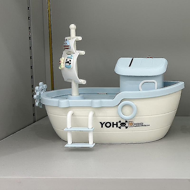 Boat Money Box Sail Money Bank Pirate Ship Piggy Bank Cartoon Sea Coin ...