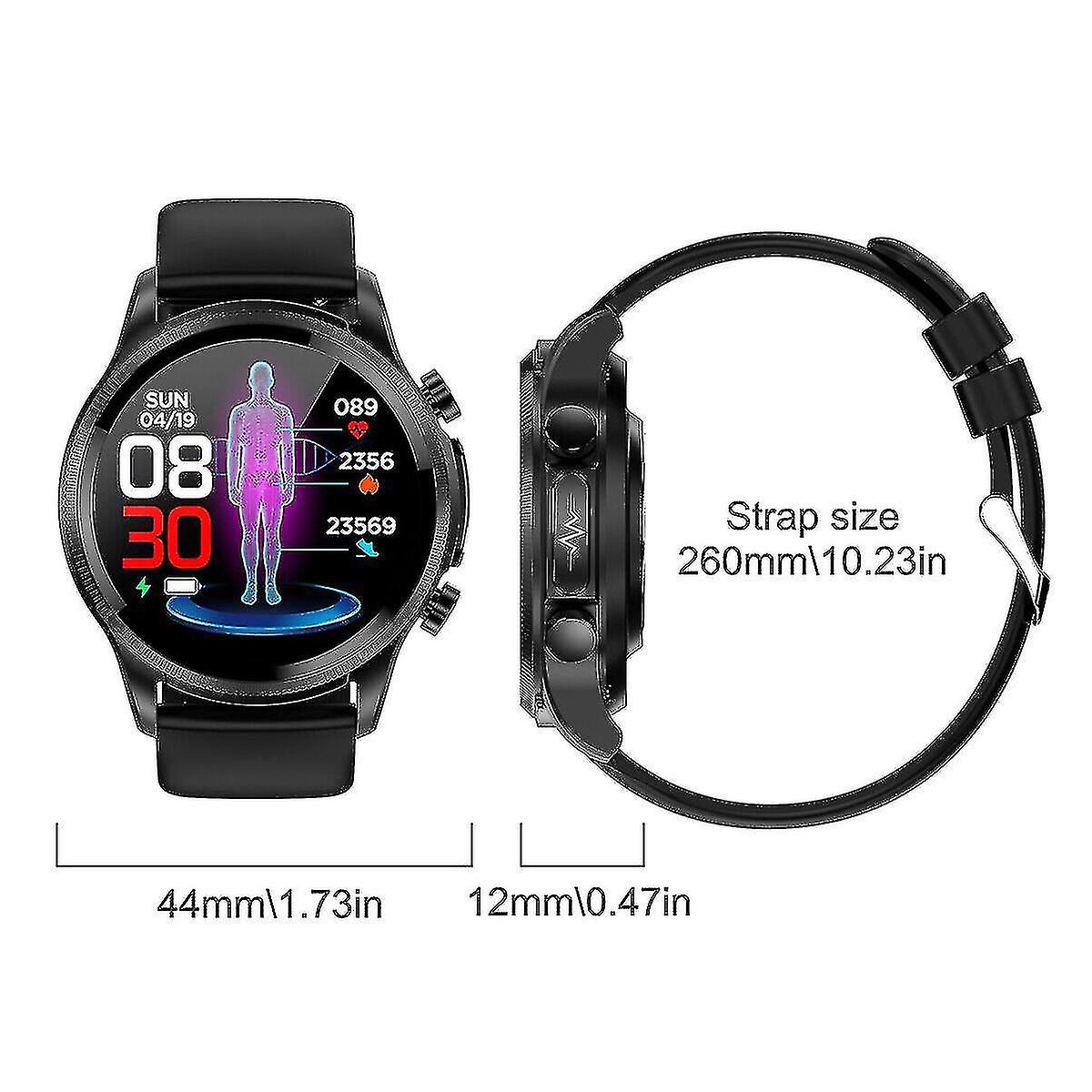 Ecg+ppg Blood Glucose Smart Watch Men Blood Pressure Fitness Heart Rate ...