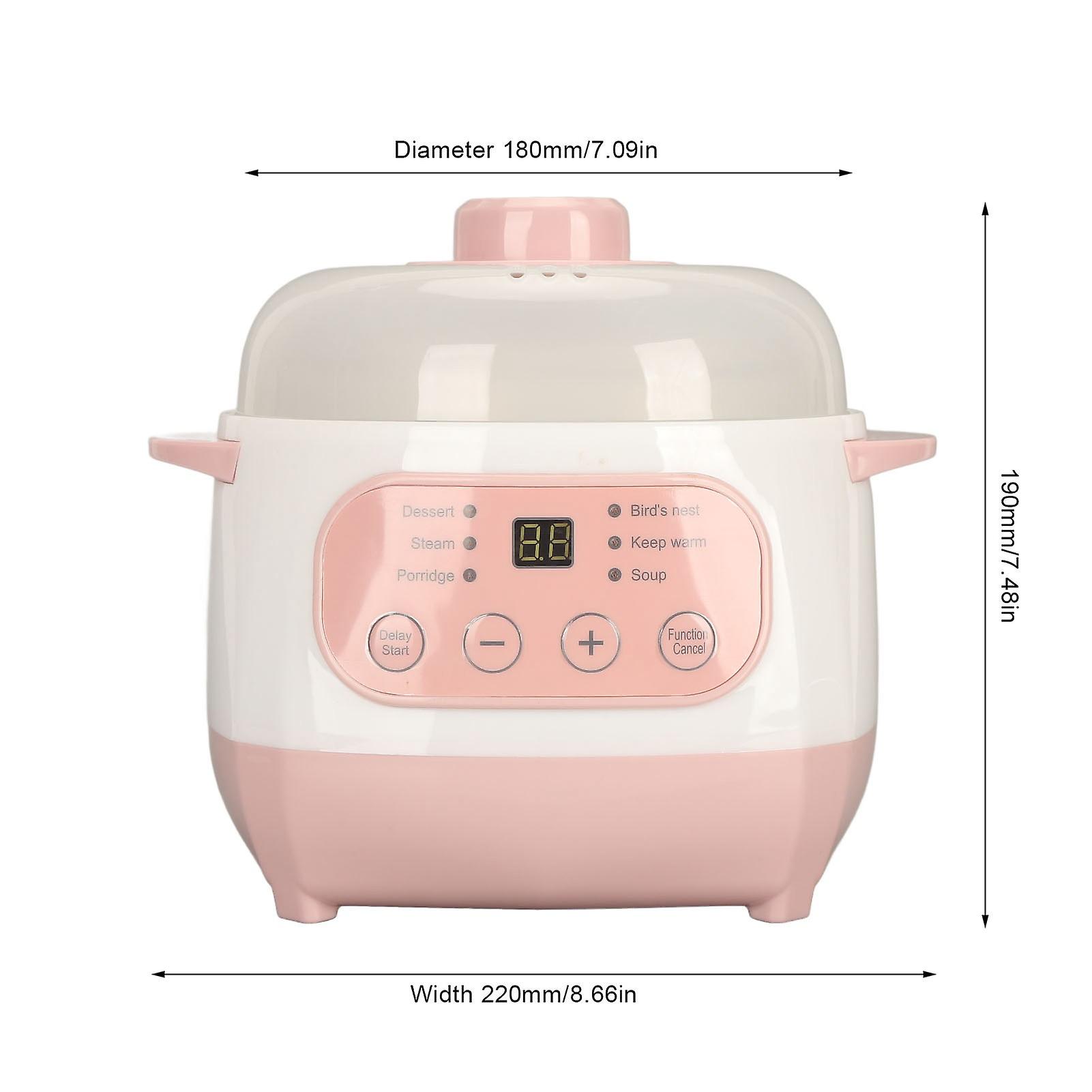 Electric Stew Pot 1L 200W Anti Dry Burn Safe Intelligent Electric ...