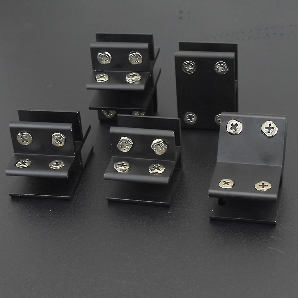 Glass-to-glass Corner Clamp Aluminum Alloy Frame-less Glass Clamp For ...