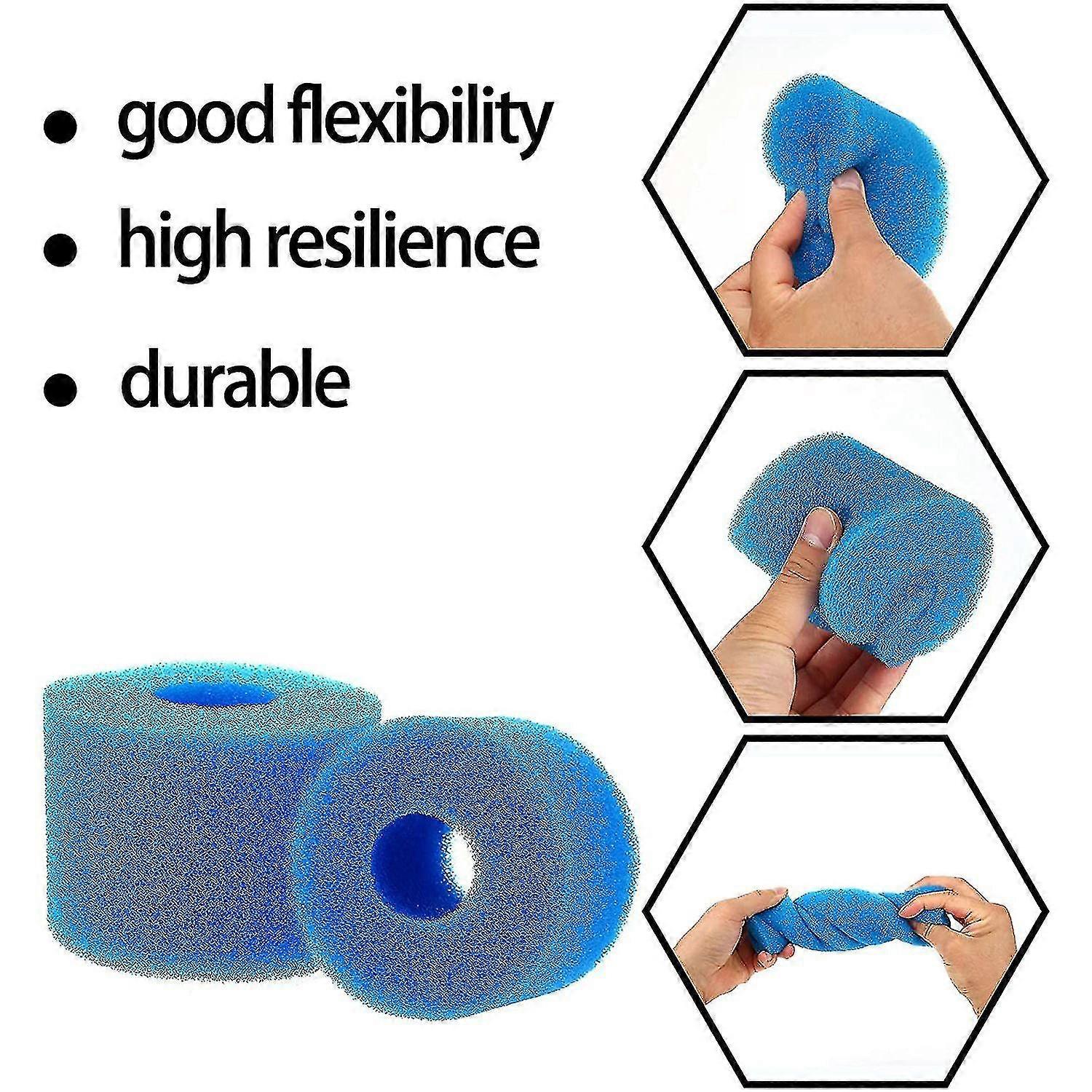 18Pcs for Intex Pure Spa Reusable Washable Foam Hot Tub Filter ...