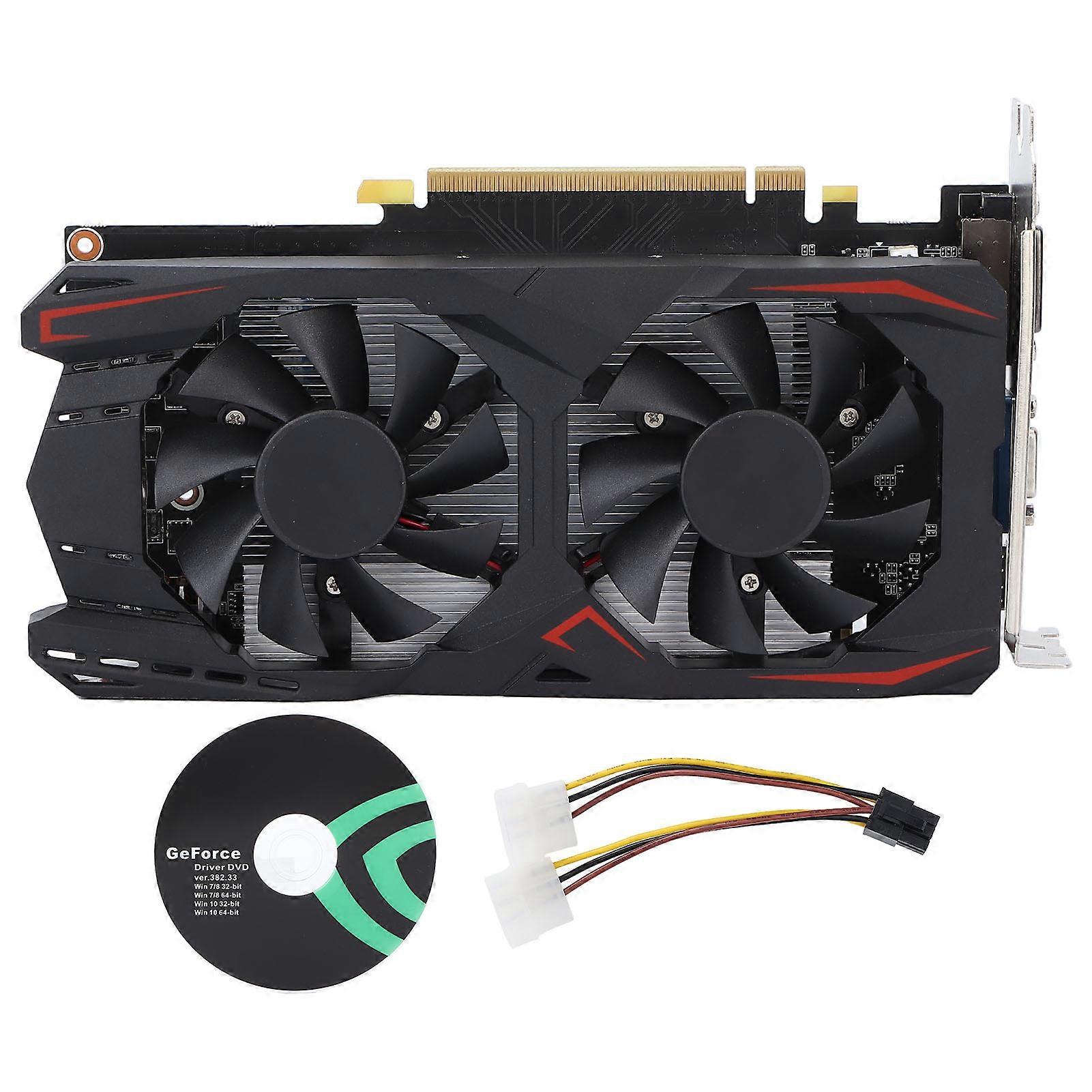 Graphics Card GTS 450 Graphics Card 1.5G Video Memory GDDR5 Dual Fan ...