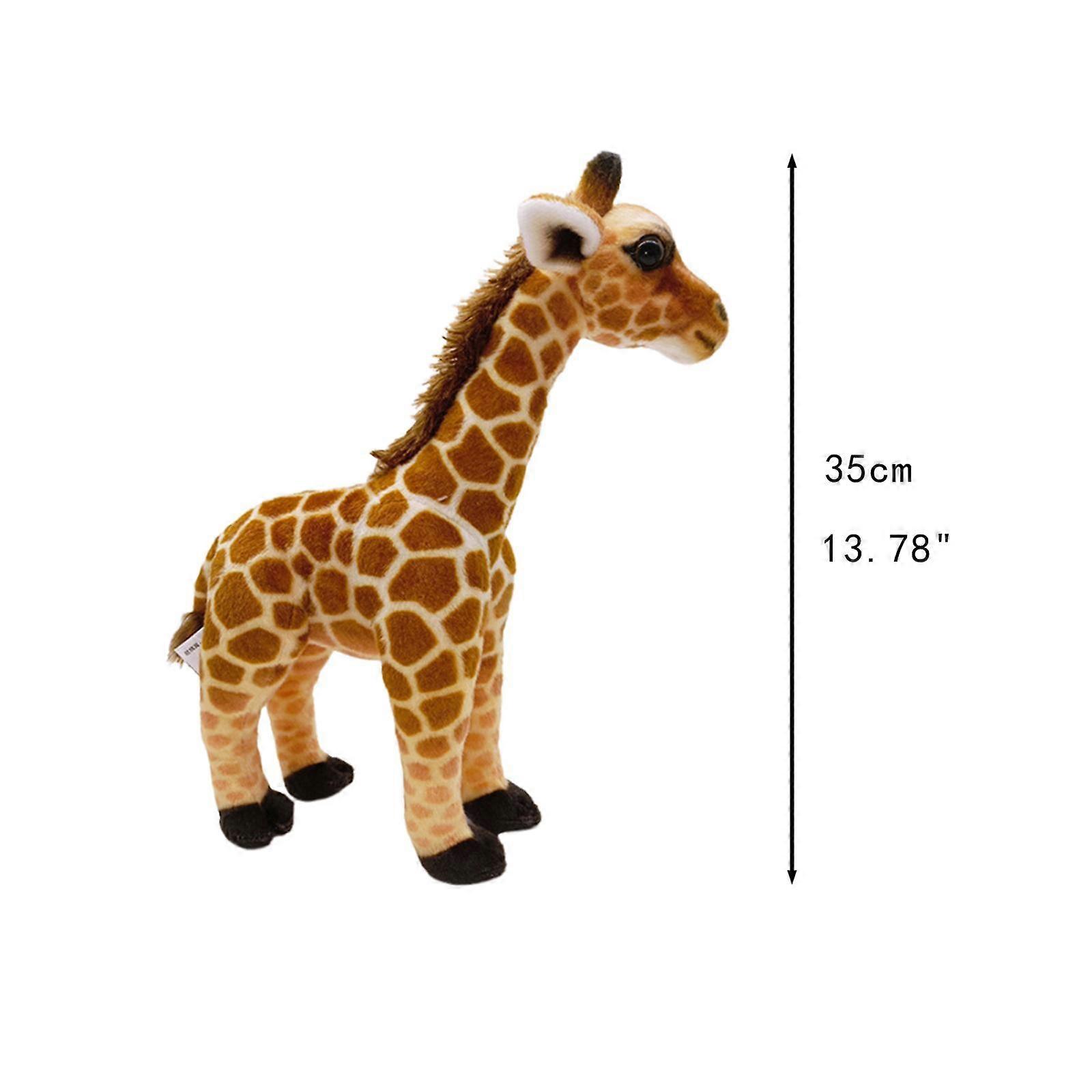 Cartoon Giraffe Plush Toy Standing Plush Figure for Girls Boys Kids ...
