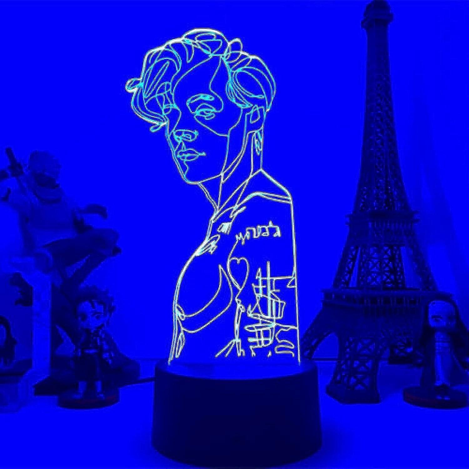 3d Night Light, Harry Styles Lamp 16 Color With Remote And Smart Touch ...