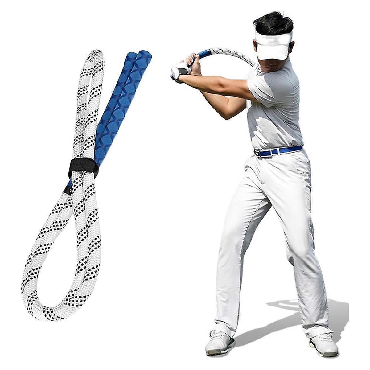 White Golf Power Rope Swing Fitness Rope Improves Swing Speed and ...