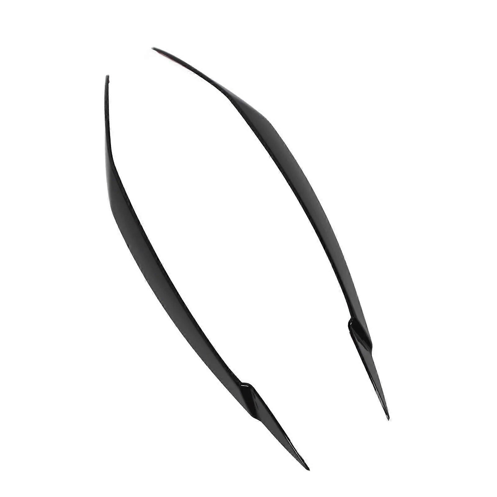 1 Pair Headlight Eyebrow Left Right Fade Proof Front Headlight Eyelid ...