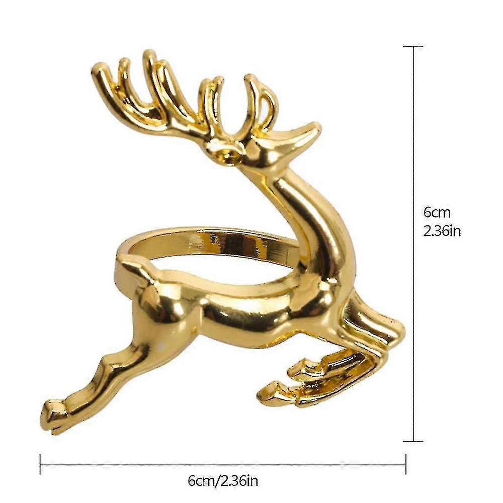 Create A Festive Atmosphere With Reindeer Napkin Rings, Perfect For ...