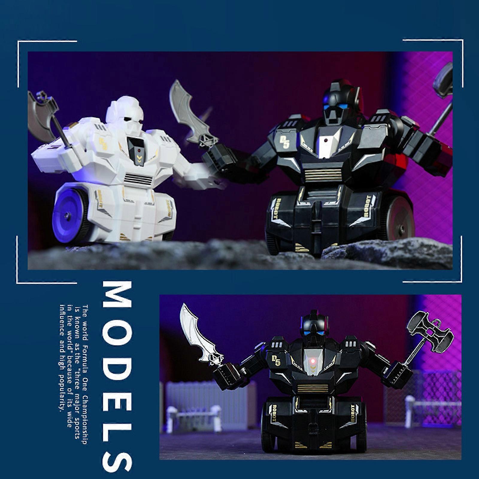 Rotating Fight Robot Toys,Remote Control Battle Bots 4 Weapons ...