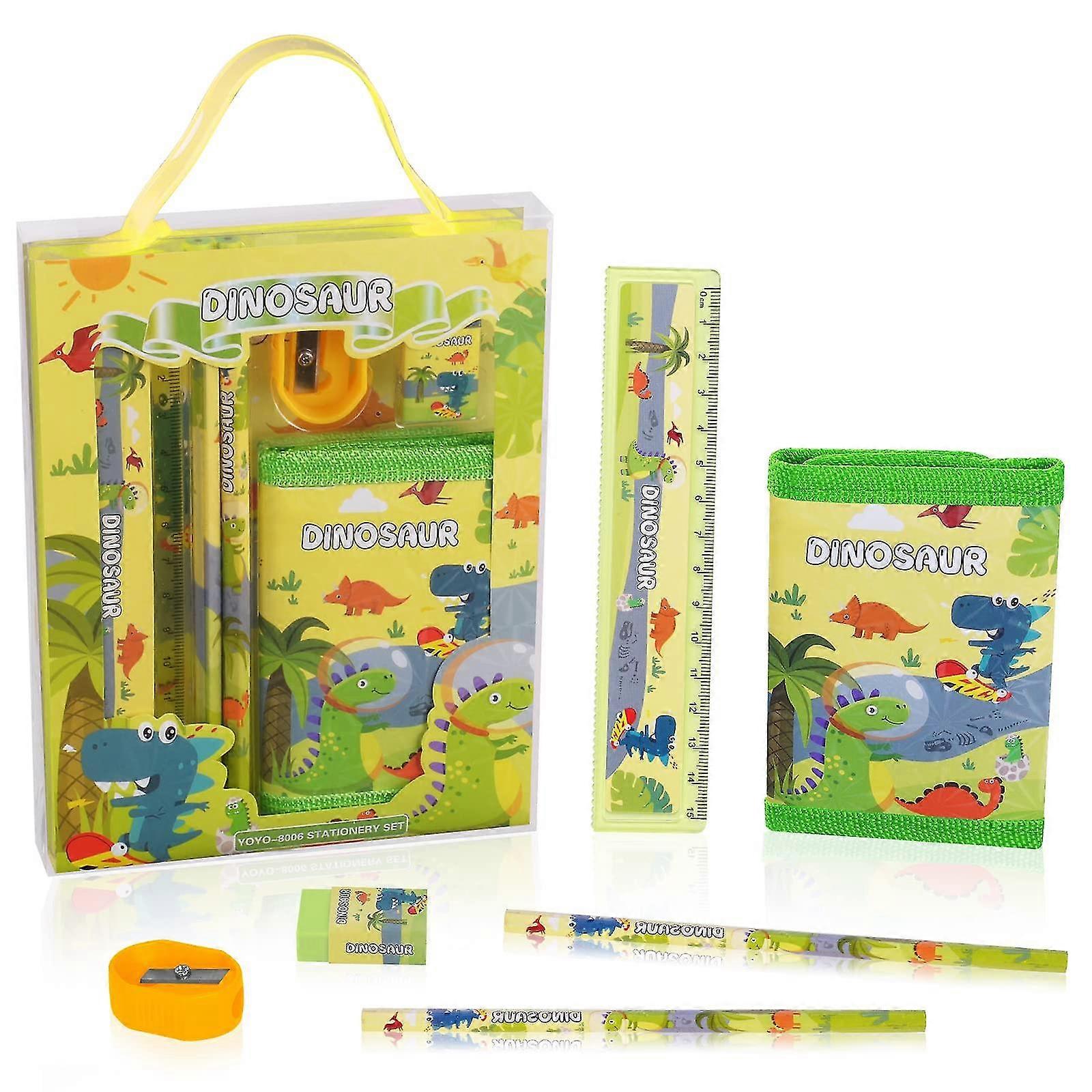 stationery gift set, eraser, sharpener, wallet, ruler, pencil, children ...