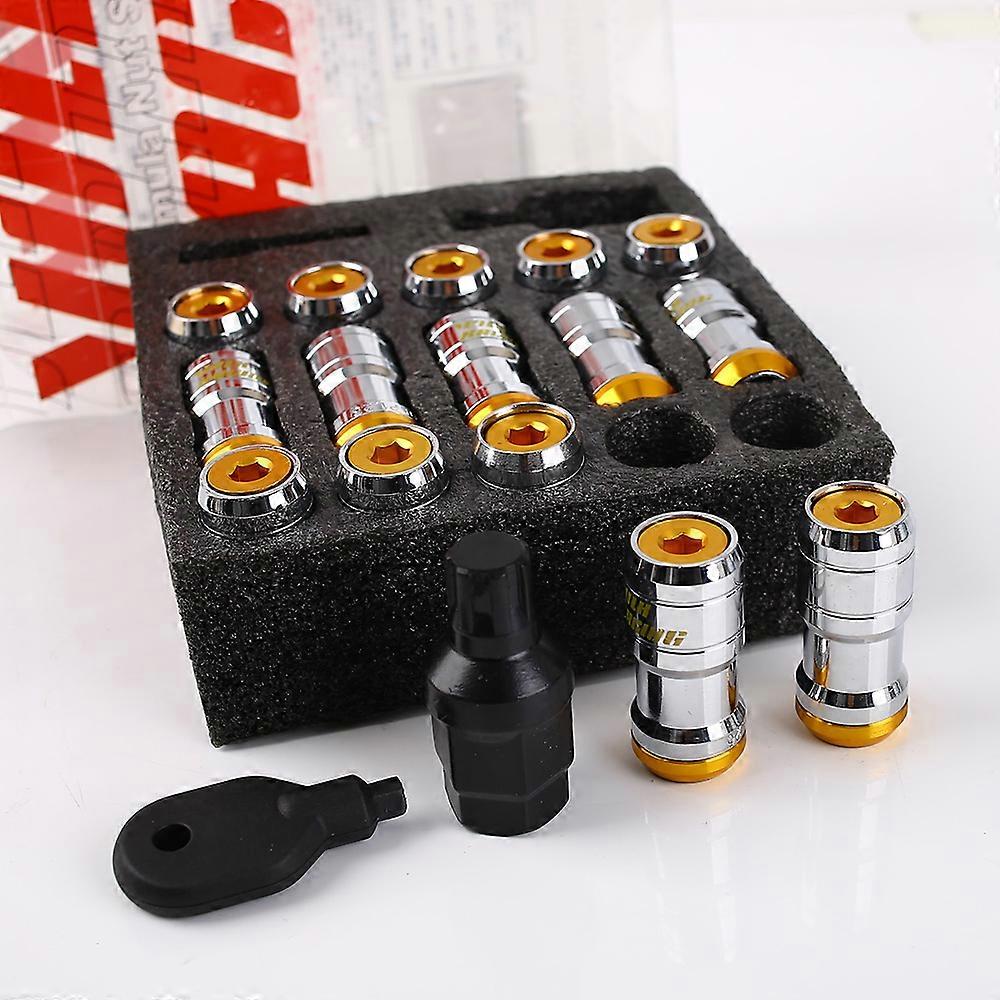 Racing Concealed Heptagon Formula Steel Wheels Lock Lug Nuts Acorn Rim ...