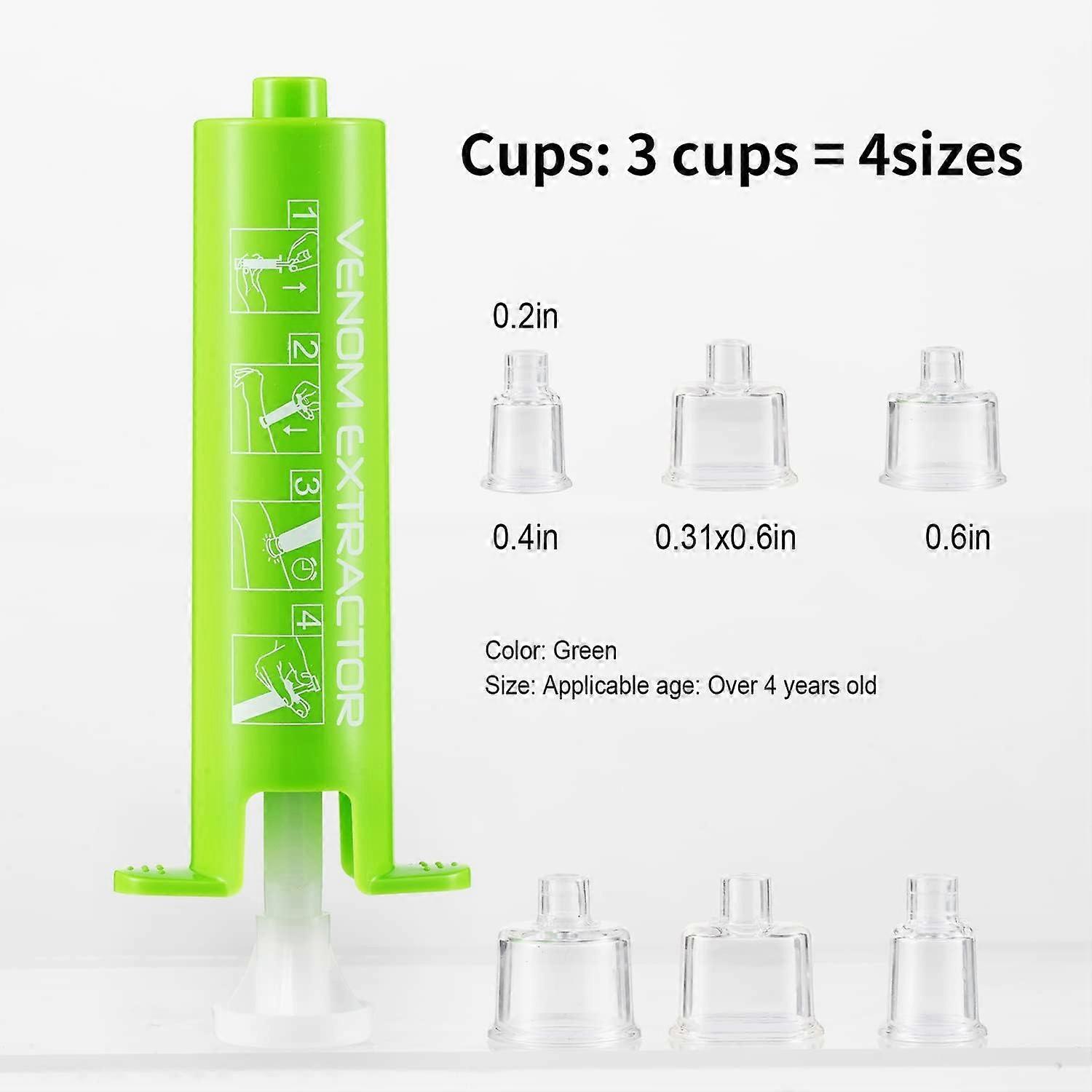 Bites Relief Suction Tool, Venom Extractor Suction Pump, Snake Bite Kit ...