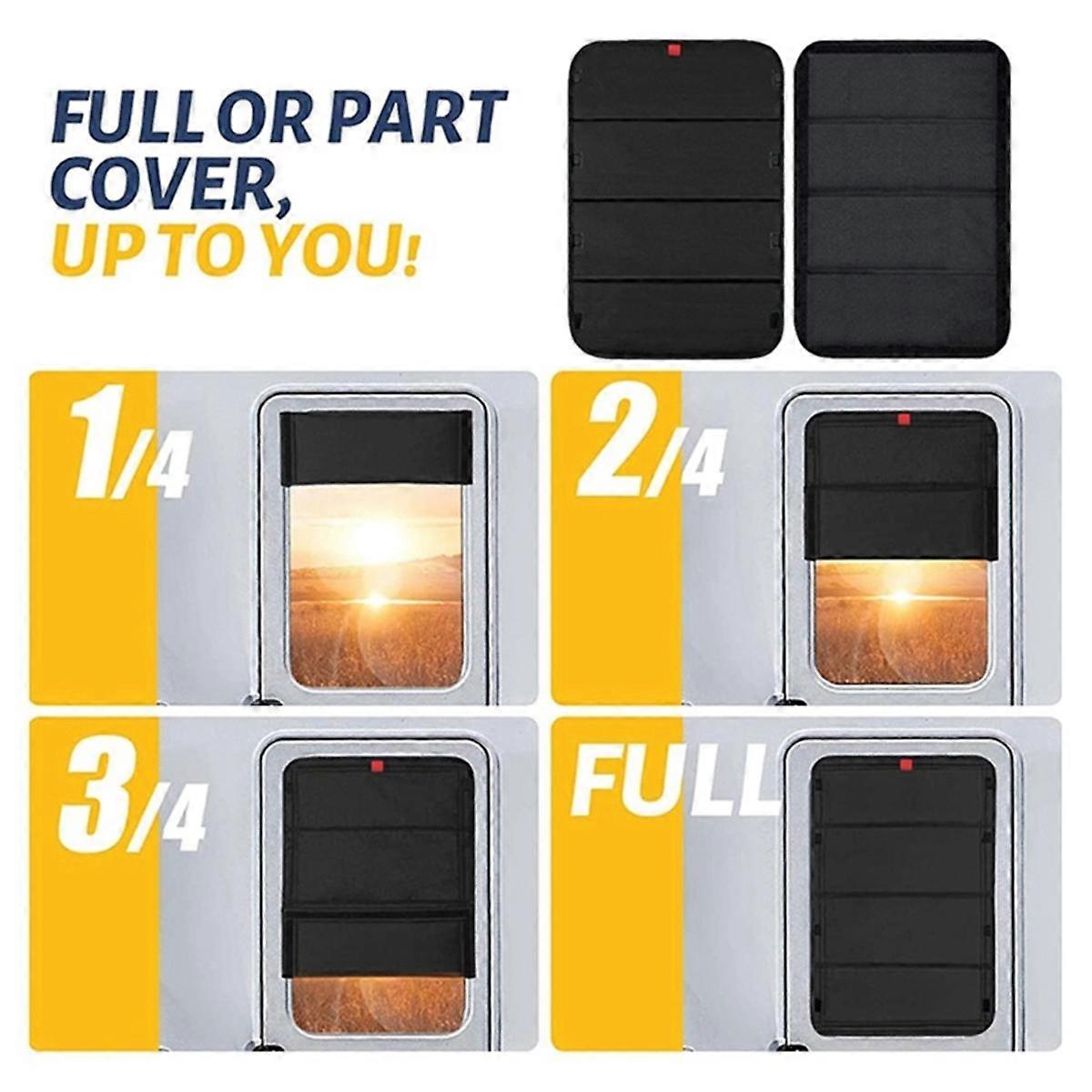 RV Door Window Shade Cover Waterproof Sunshade Blackout for Travel ...