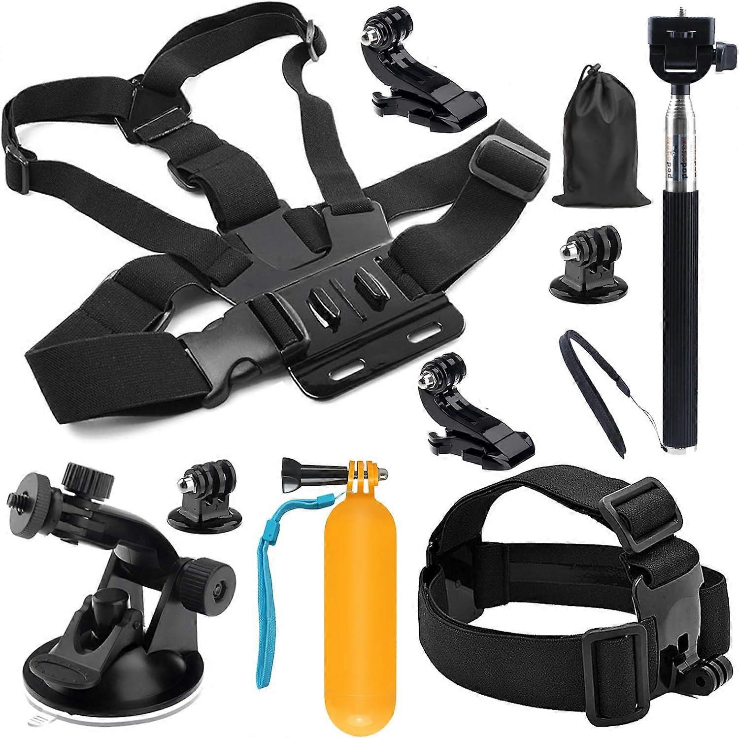 10-In-1 Accessory Kit for GoPro Accessories,Action Camera Accessories for GoPro Hero 12 11 10 9 ...