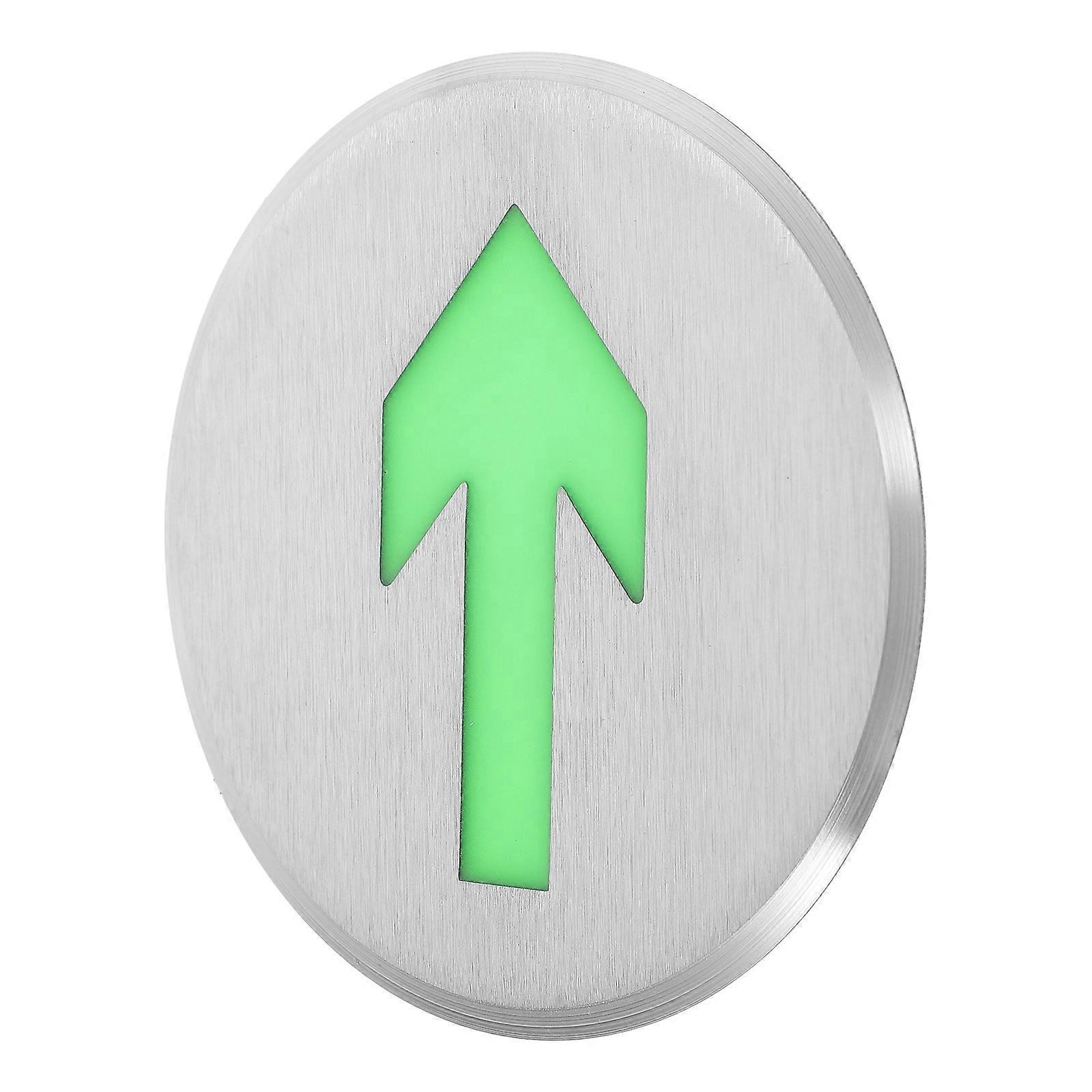 Glowing Arrow Safety Sign for Floor Emergency Exit Floor Sign One-Way ...