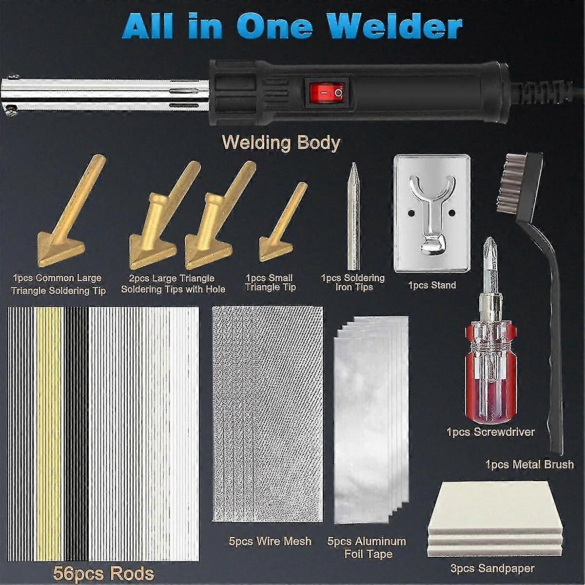 150w 3-in-1 Plastic Welder, Plastic Welding Kit,soldering Tips Plastic ...