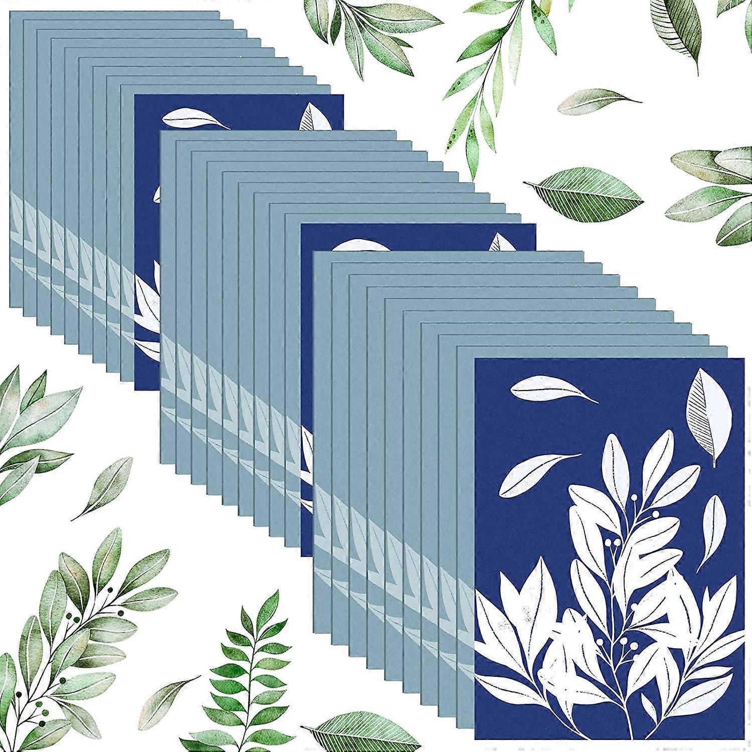 50 Sheets Sun Print Paper Cyanotype Paper A4 A5 A6 Solar Drawing Paper ...