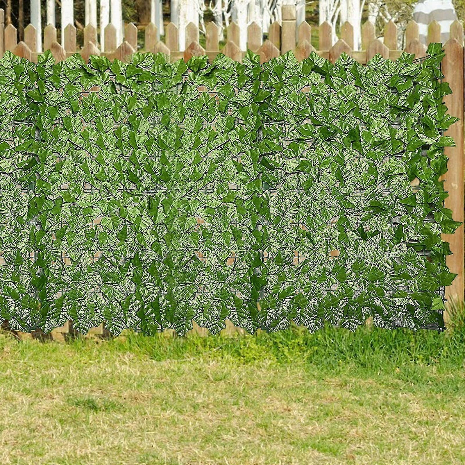 Artificial Leaf Privacy Fence Wall Screen Artificial Hedges Leaf Fence ...