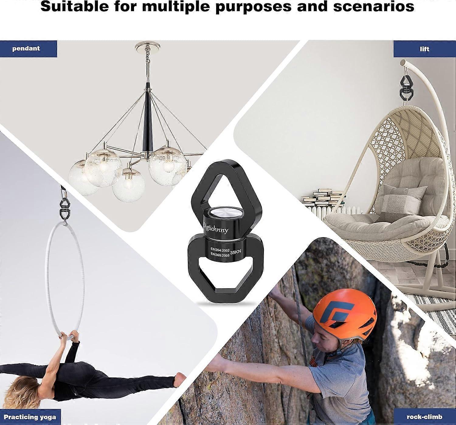 Swing Swivel, 35KN Safety Rotational Device, Swing Spinner for Web Tree ...