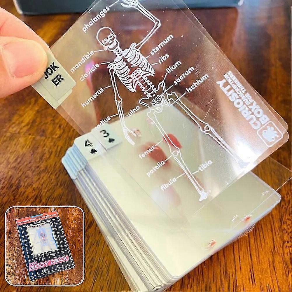 Human Anatomy Playing Cards - The Body Deck with Organ & Muscle ...