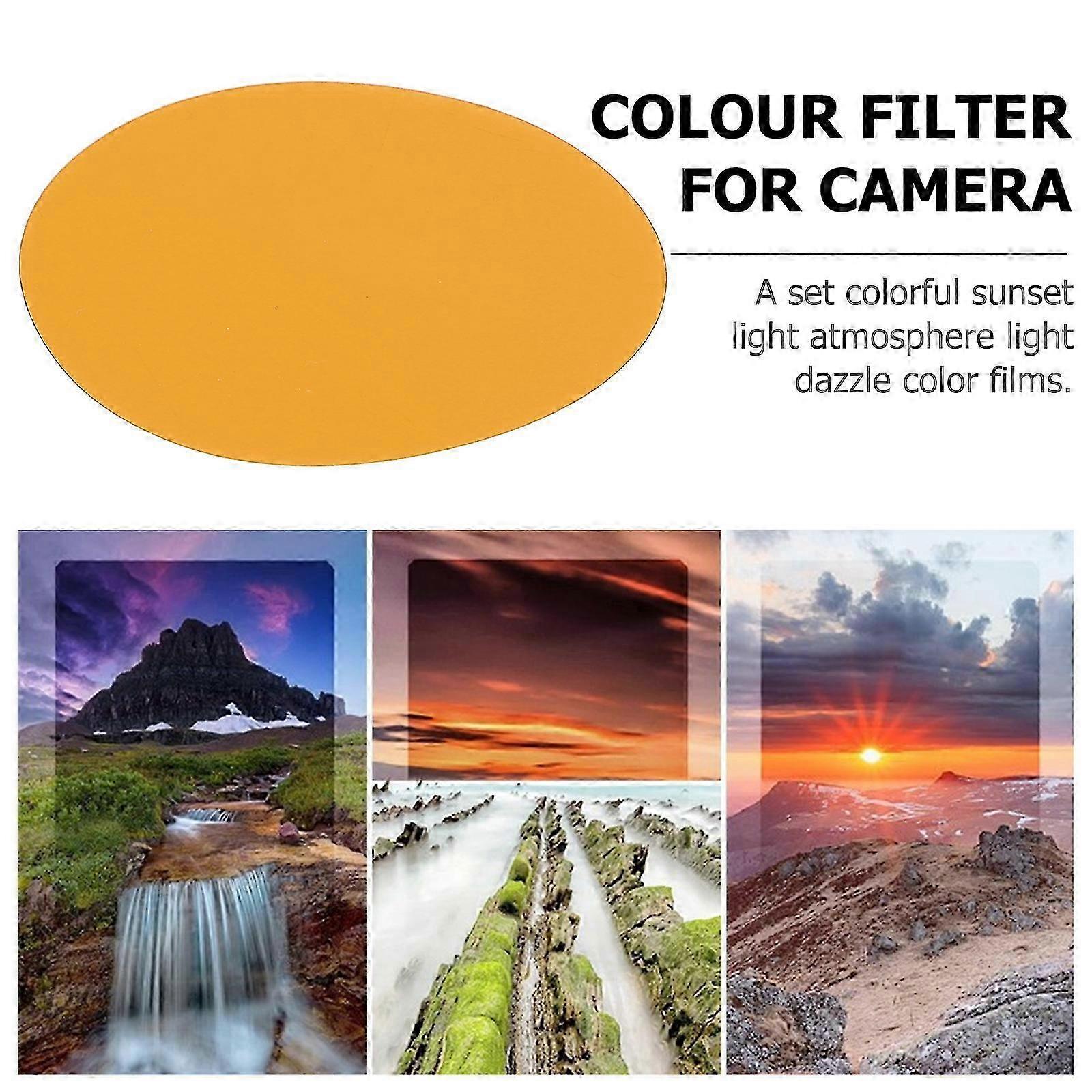 10pcs Transparent Lighting Color Correction Gel Sheets Filters for ...