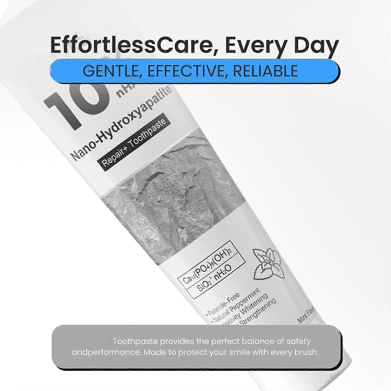 10% Nano-Hydroxyapatite Toothpaste Intensives Whitening Tooth Paste ...