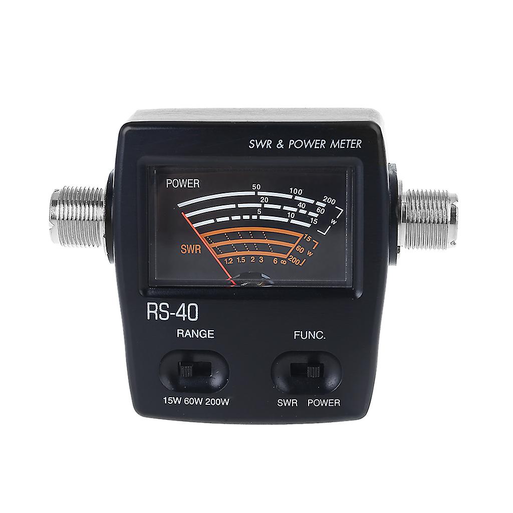 Rs40 Power Swr Meter Rs-measurable Up To 200w Power Range With Adapter ...