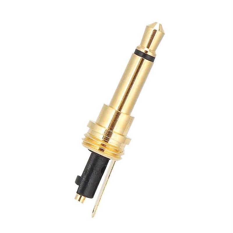 20Pcs 3.5mm Audio Plug Mono Replacement Audio Head Aluminum Shell Gold ...