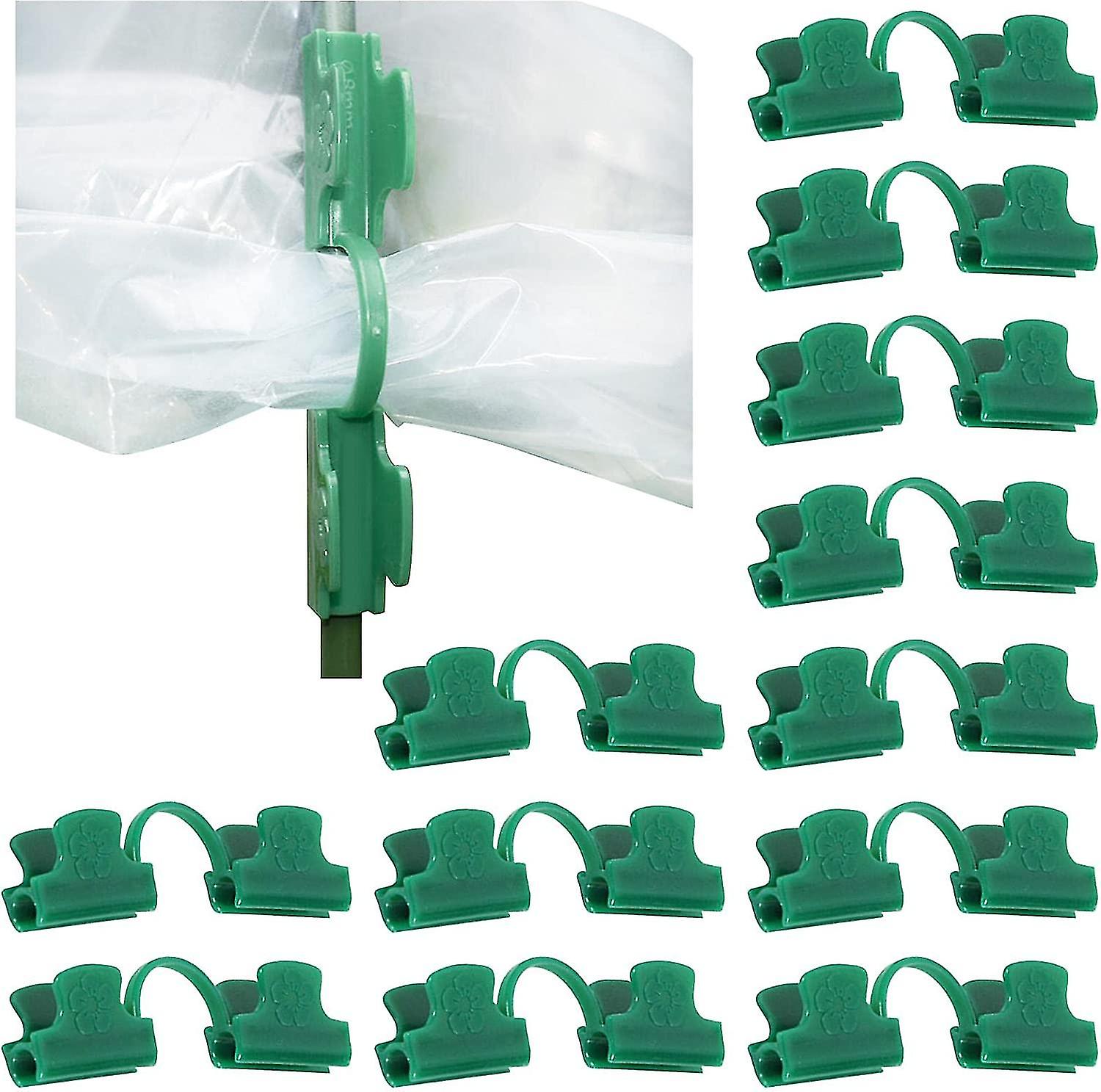 10pcs Garden Clips Spring Clips| Double Ended Garden Clamps Greenhouse ...