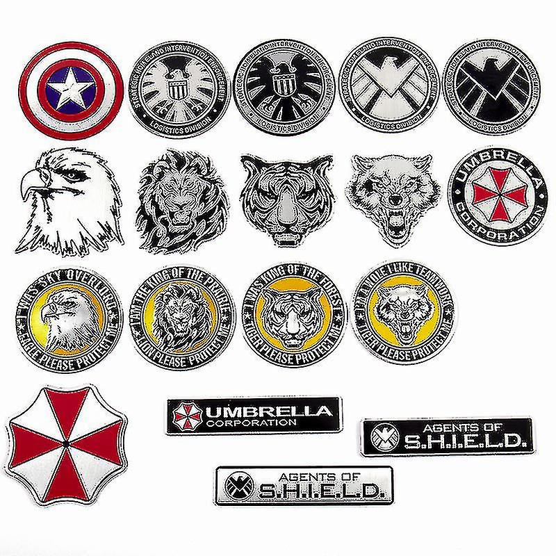 S.h.i.e.l.d. Car Stickers Car Decoration Stickers Body Stickers - Wolf ...