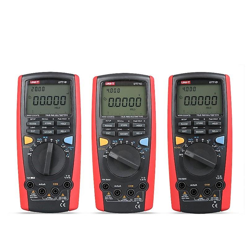 Uni-t Ut71d/ut71e Middle Size Lntelligent Digital Multimeter Ac/dc True ...