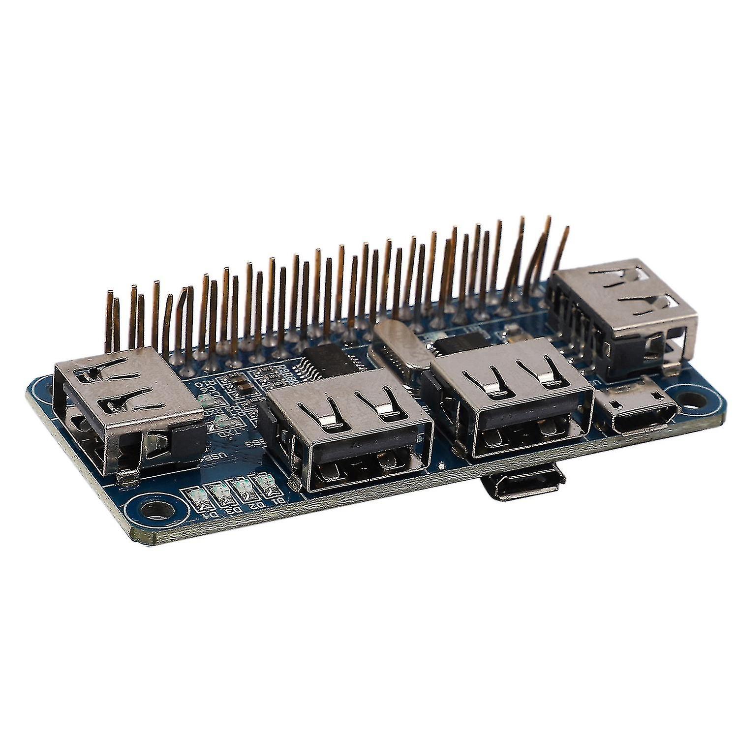 4 Ports Usb Hub Hat For 3 / 2 / W Extension Board Usb To Uart For ...