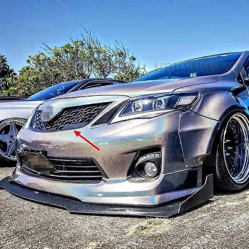 For Toyota Corolla Racing Grill For Corolla 2011-2013 Front Bumper Mesh ...