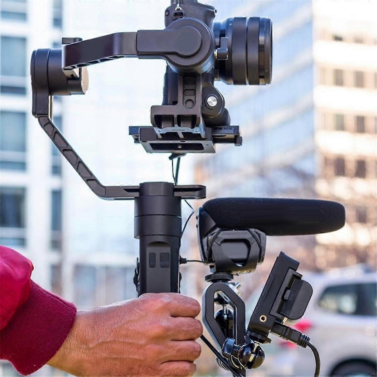 Handle Grip L Type Bracket Mounting Monitor Microphone Mount Stand for ...