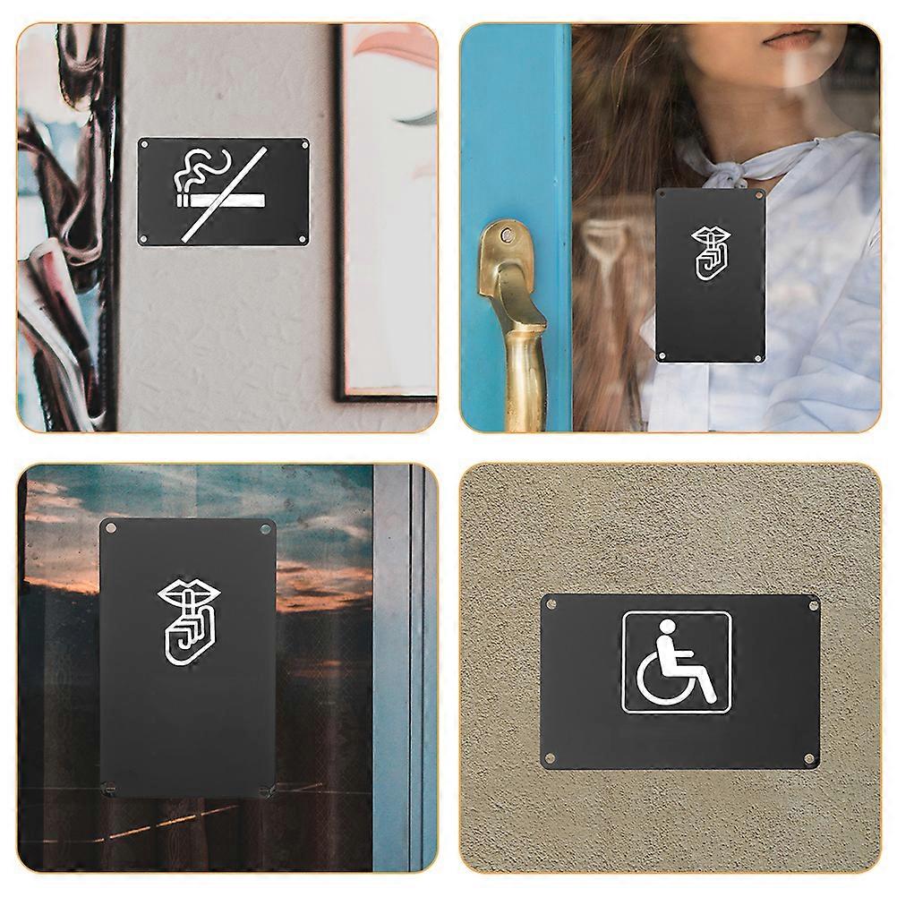 10Pcs Aluminum Name Signs DIY Engraving Blank Signs Multi-function ...