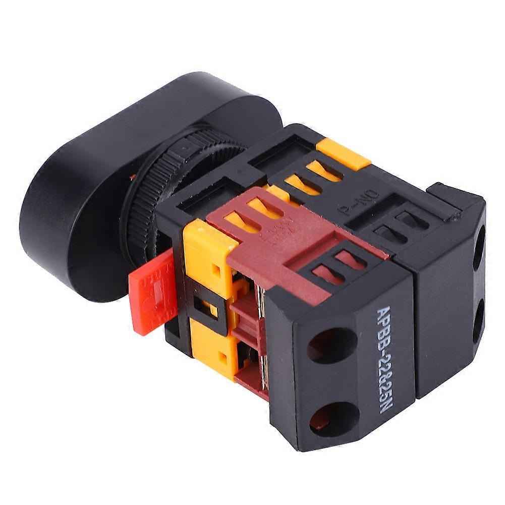 APBB-22/25N Double Push Button Switch with LED Light NoNC Momentary ...