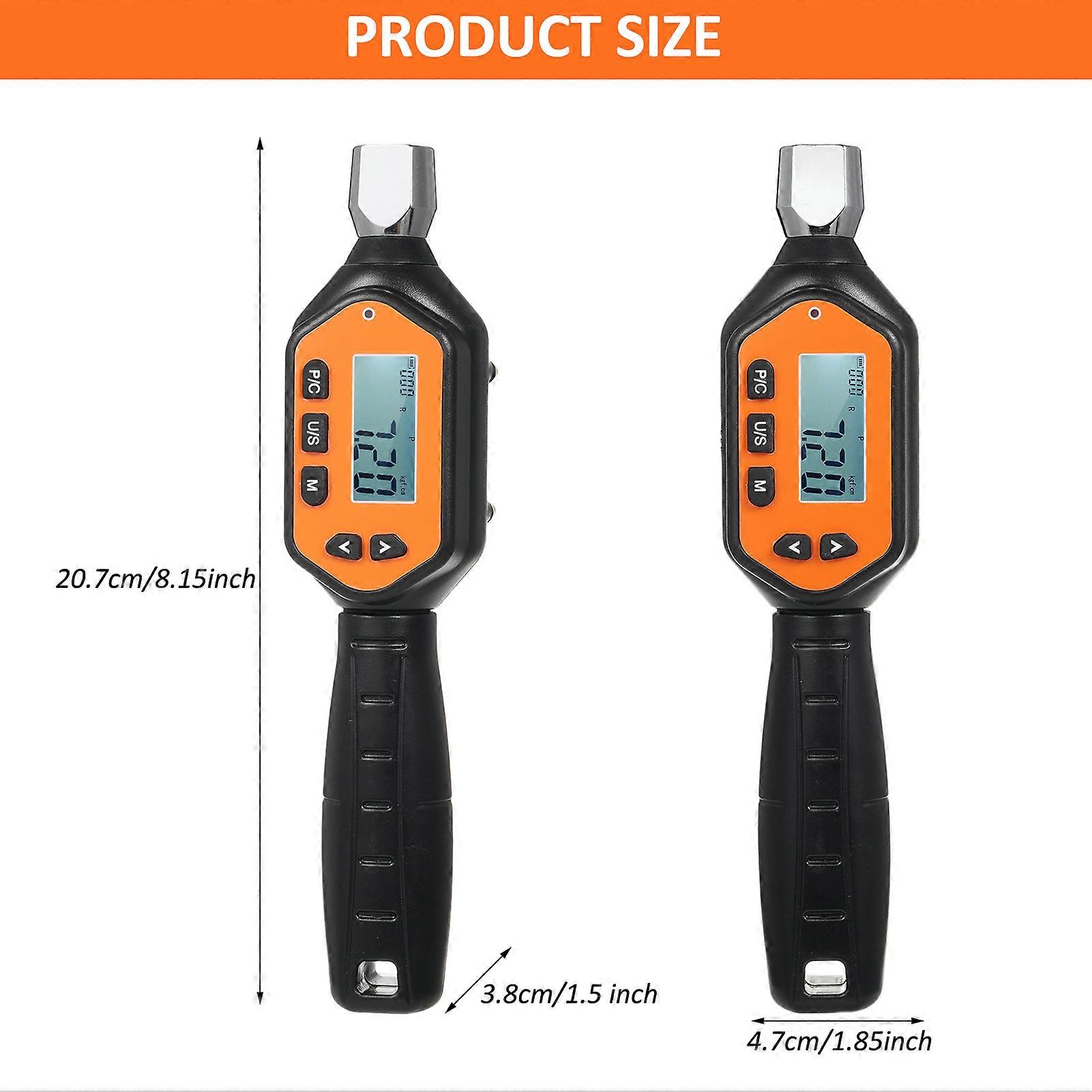EWM-R-10 1/4'' Drive Mini Replaceable Head Digital Torque Wrench ...