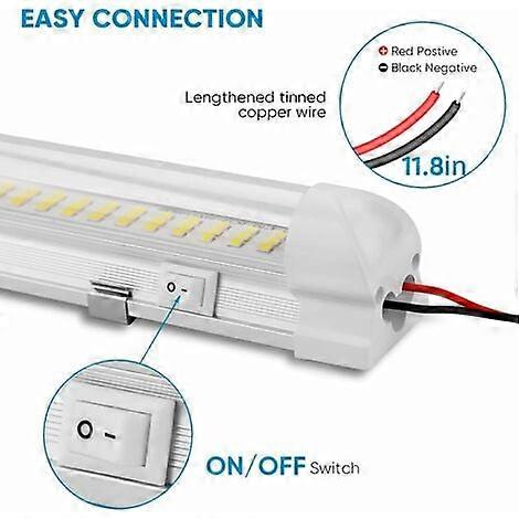 Barre d'clairage LED intrieure 12V, 108 LEDS 5W band luminous LED universe illumination ON / OFF ...