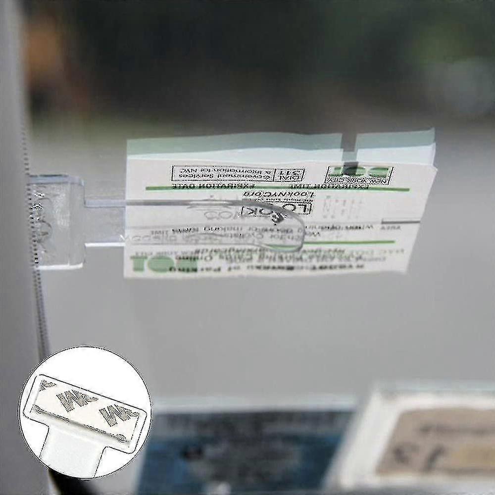 Parking Permit Holder, Pack Of 5 Transparent Car Windscreen Holder ...