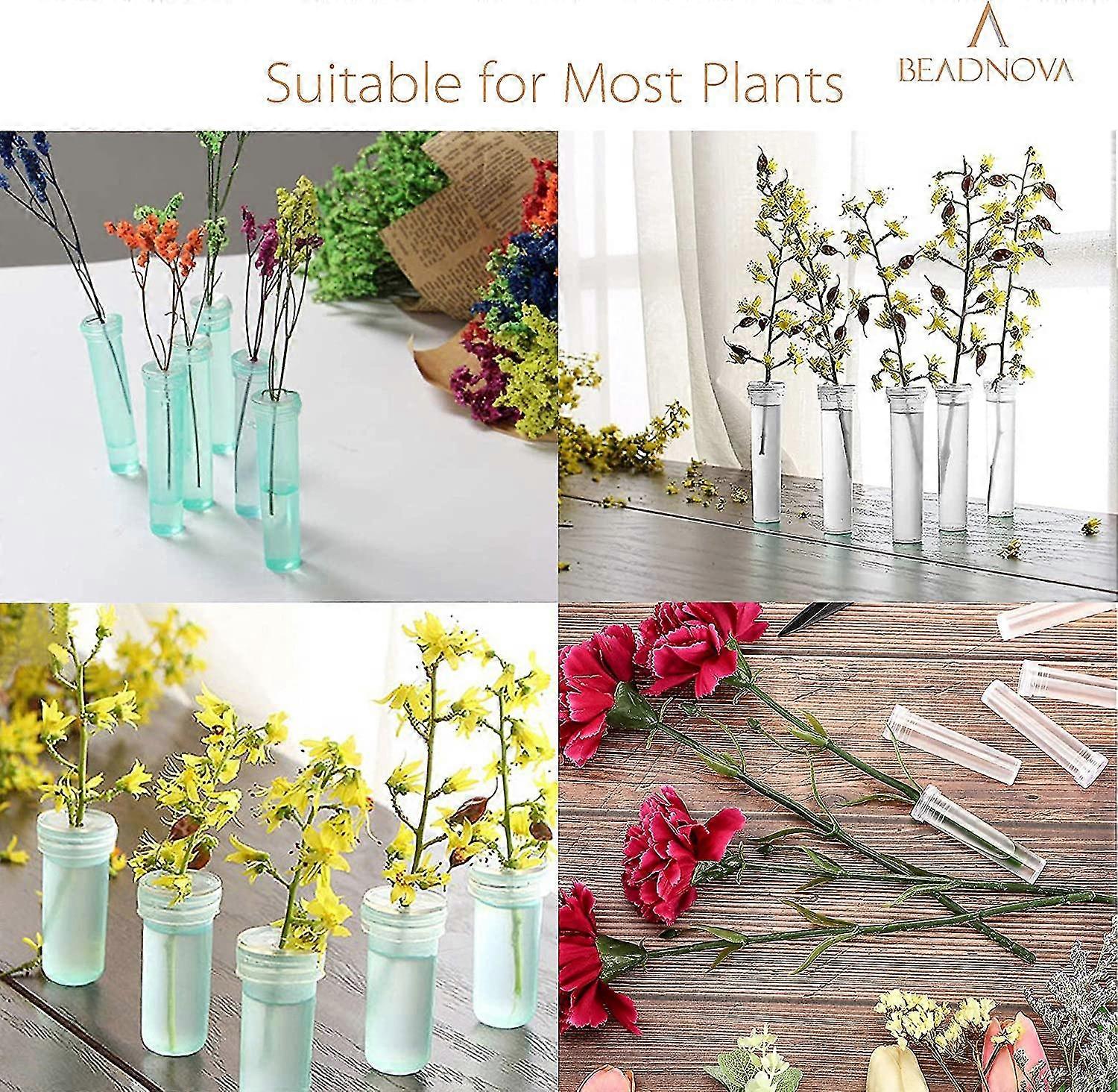 Flower Water Tubes 2.8 Inch Plastic Water Tubes For Flowers Floral ...