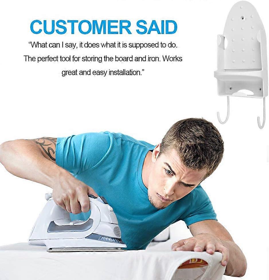 Ironing Board Rack, Iron Wall Mount, Ironing Board Storage Rack, Door ...