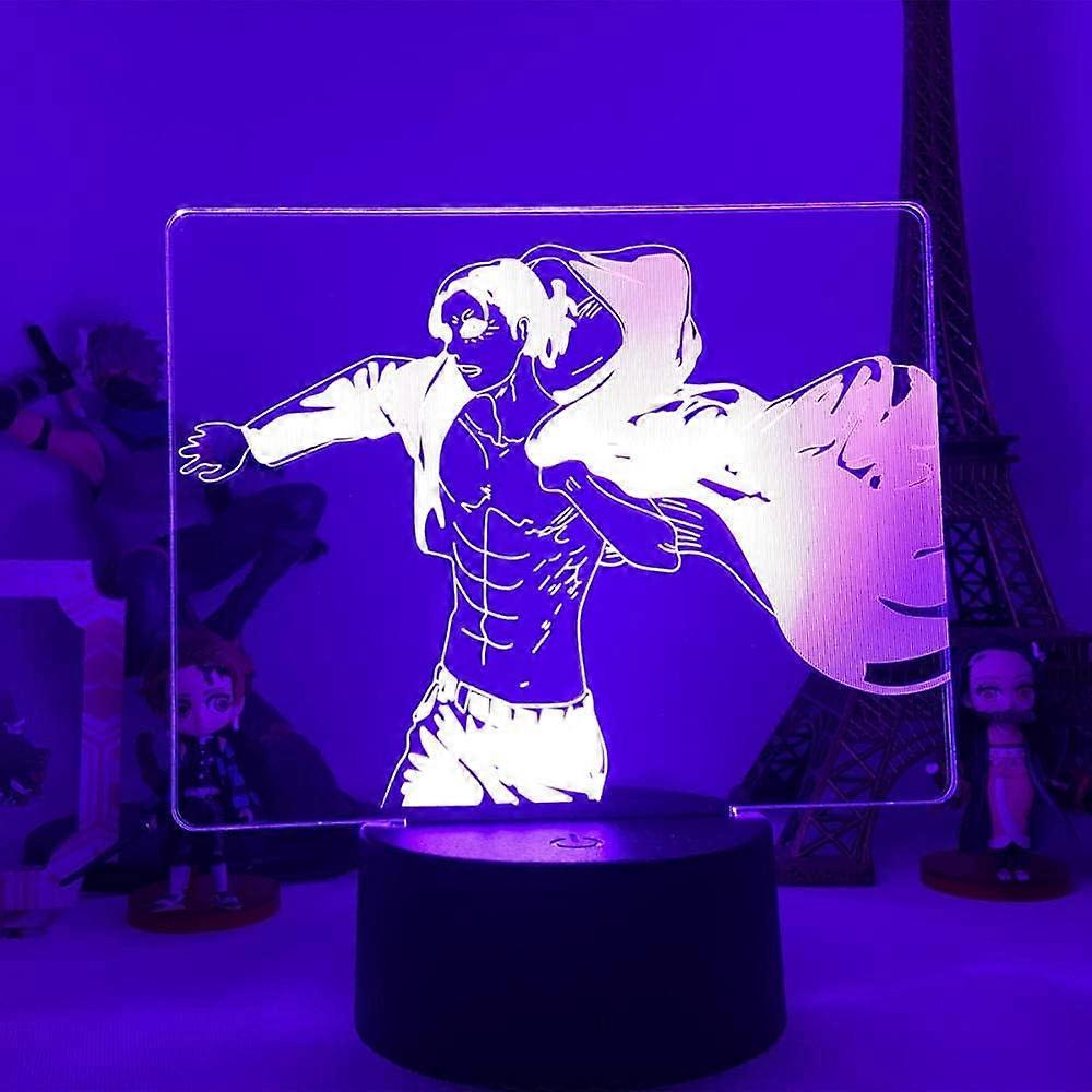 Attack on Titan 3D Anime Lamp Night Levi Ackerman Illusion Night ...