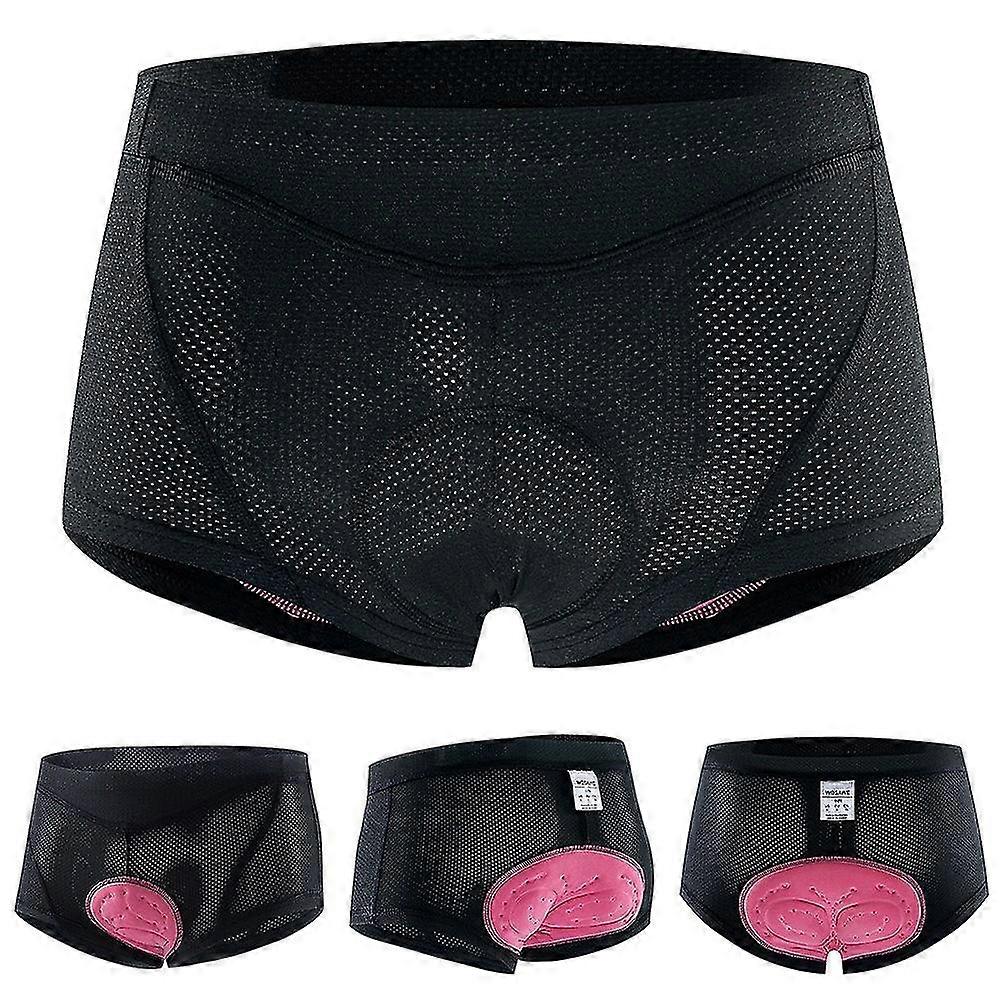 Women Cycling Underwear 3D Gel Padded Breathable Mesh MTB Bike Riding Biking Underwear Shorts ...