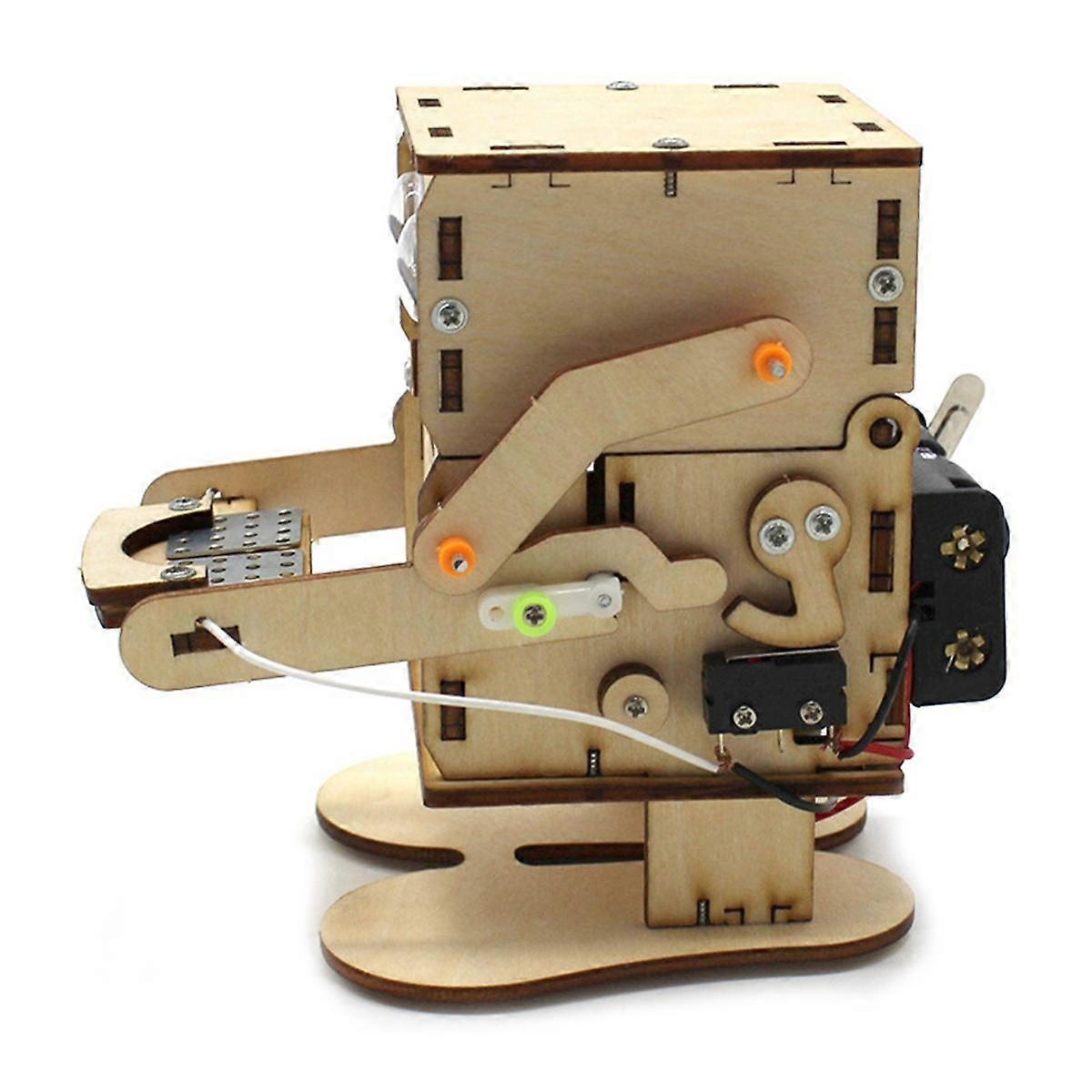 Robot Eating Coin Wood DIY Model Teaching Learning Stem Project Kit for ...