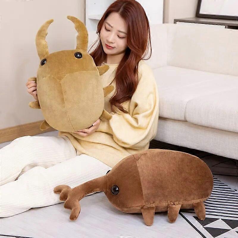 50-60cm Simulated Beetle Plush Toy Fun Trypanosoma Stag Beetle ...