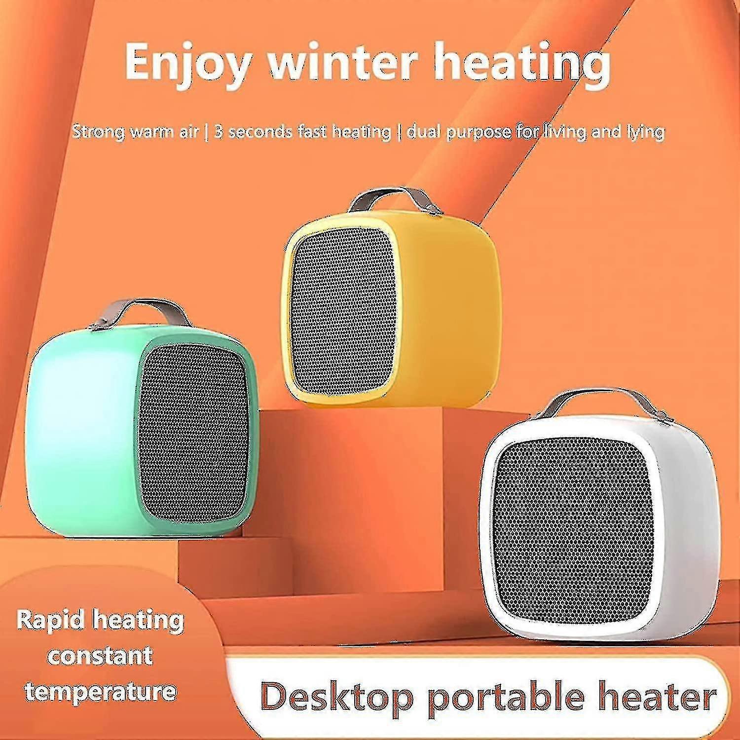 Battery Powered Space Heater - Compact Electric Mini Fan Heater With ...