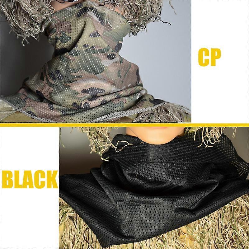 150*45cm Scarf Cotton Military Camouflage Tactical Mesh Scarf Sniper ...