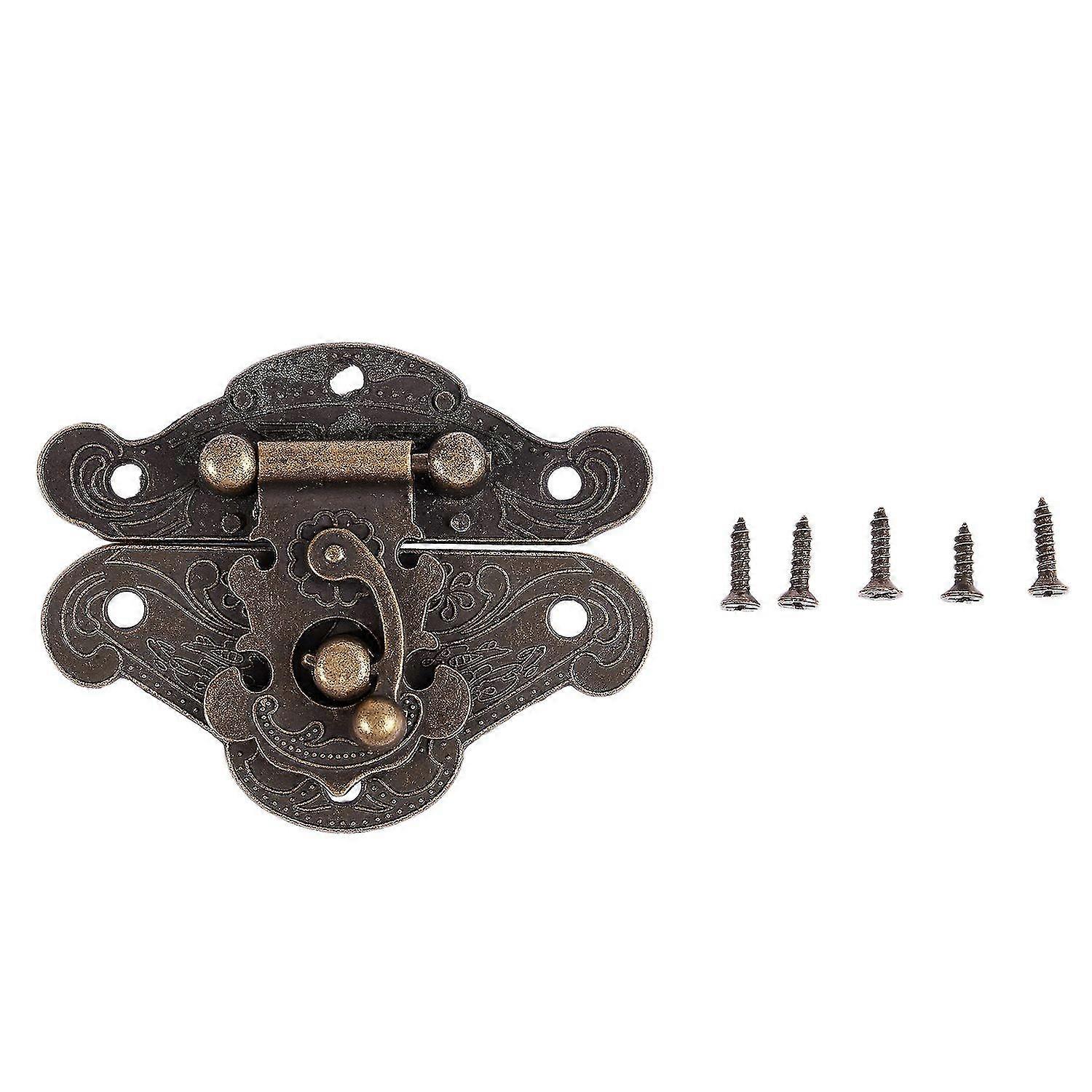 Antique Retro Vintage Decorative Latch Wooden Jewelry Box Hasp Pad ...